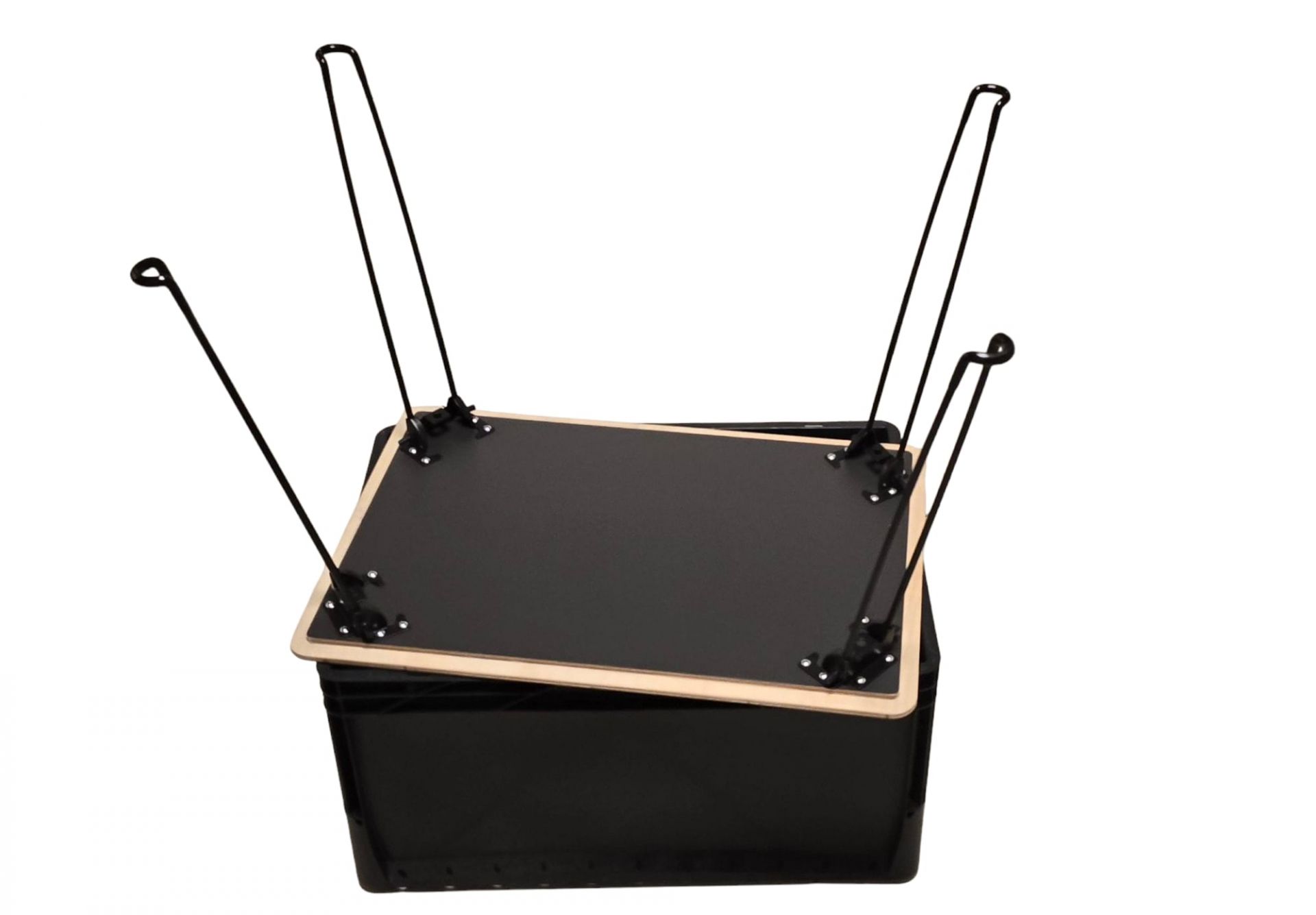 KYOOB Eurobox Tisch – hochwertiger Campingtisch für Eurobox 60x40 cm